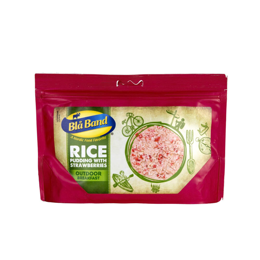 Bla Band Rice Pudding with Strawberries - Equipment Outdoors