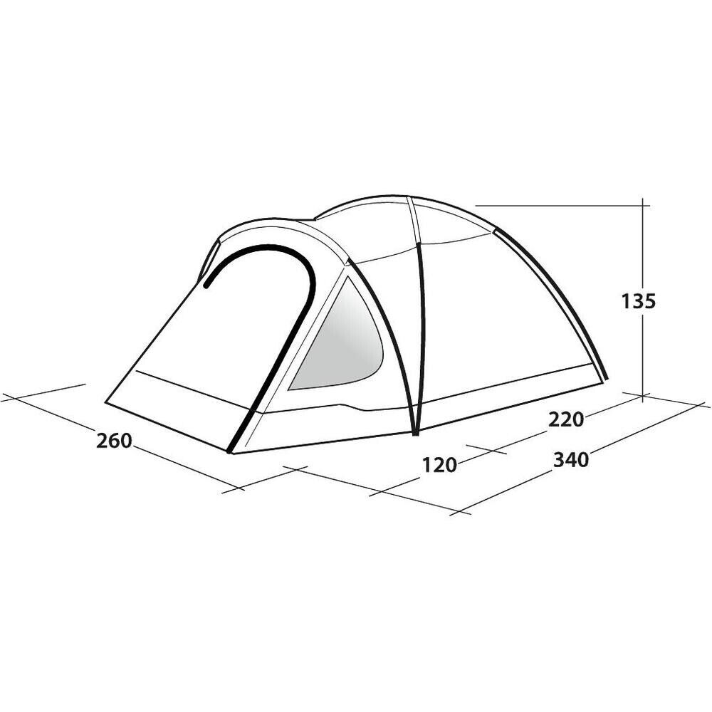 Outwell Cloud 4 - four person tent - Equipment Outdoors