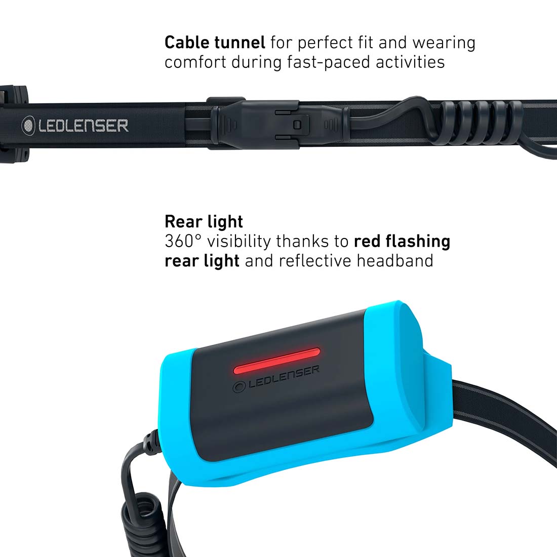 Ledlenser NEO9R Running Head Torch with Chest Strap - Equipment Outdoors