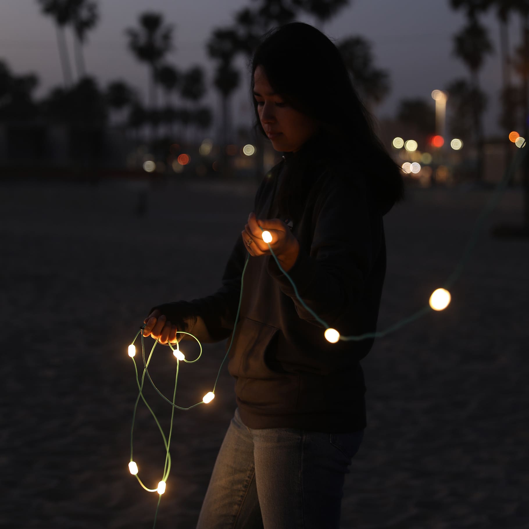 Luci String Lights Solar & USB Charging - Equipment Outdoors