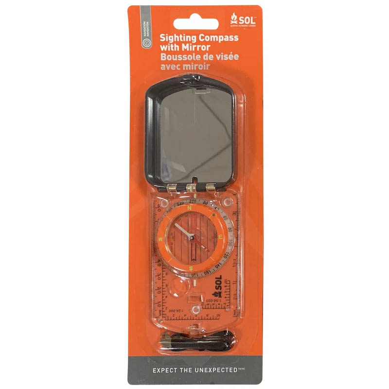 Sighting Compass with Mirror - Equipment Outdoors