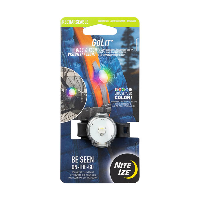 GoLit Rechargeable Visibility Light Disco Tech - Equipment Outdoors